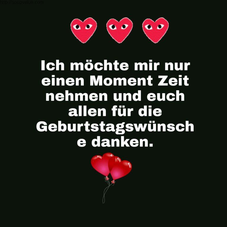 Danke für die Glückwünsche zu meinem Geburtstag Text - Soupvalue
